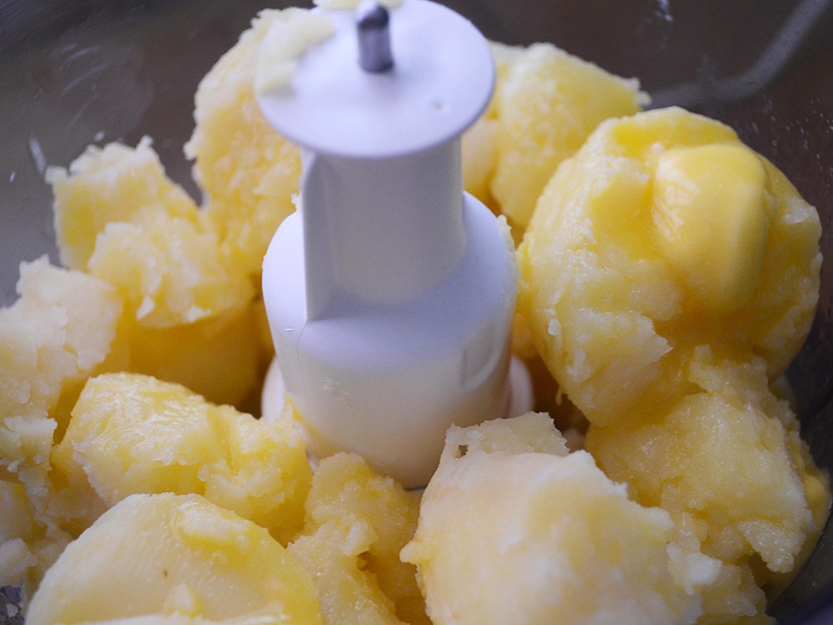 Puré de patatas con queso