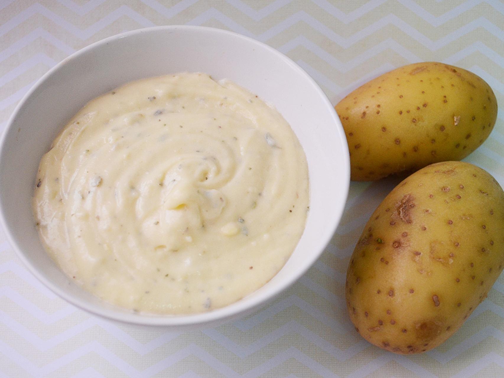 Puré de patatas con queso