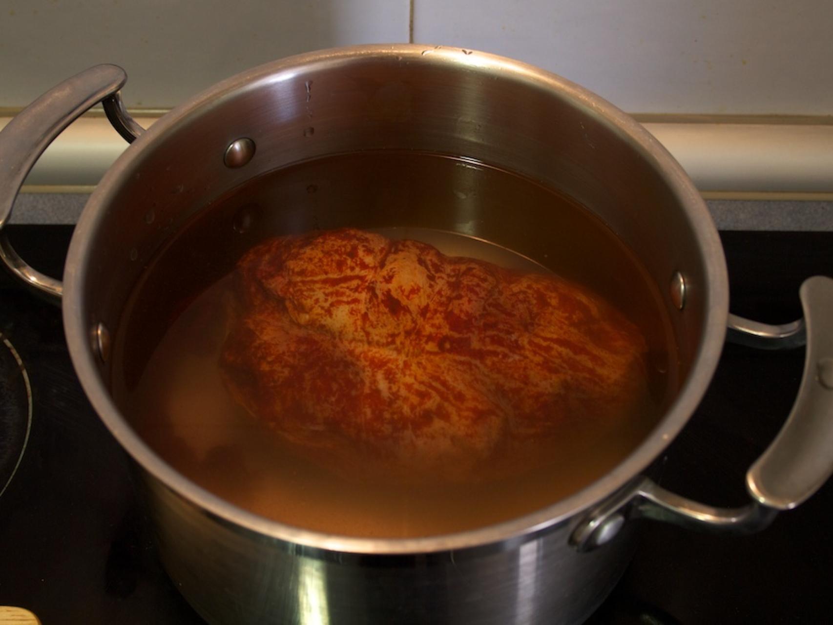 Receta de Botillo con arroz y patatas
