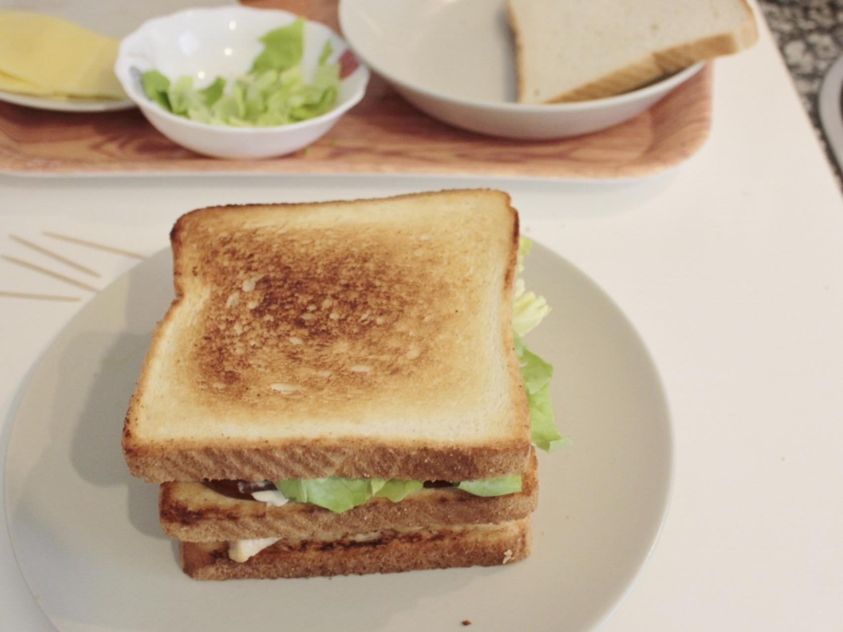 Sándwich Club estilo Vips