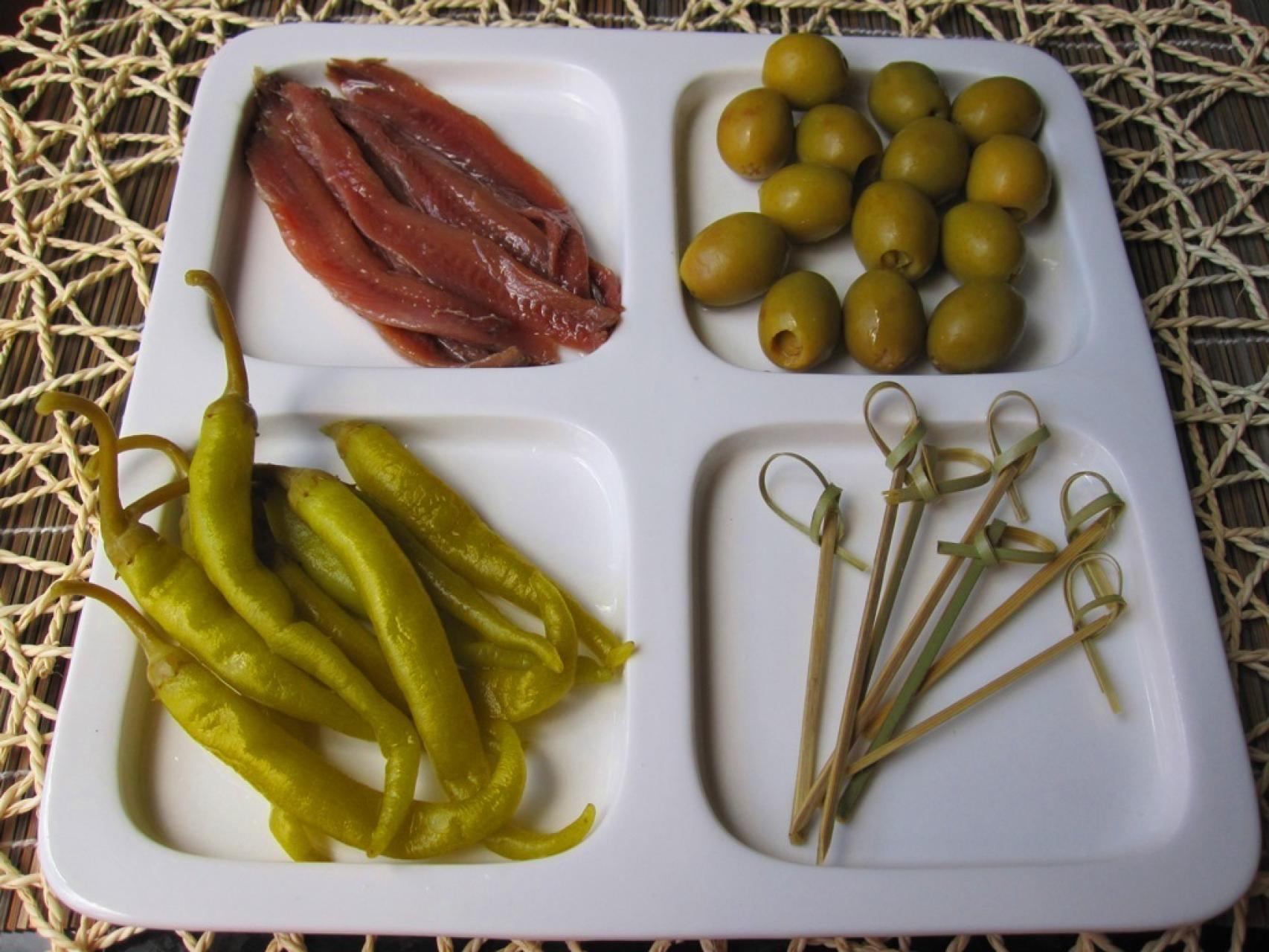 Gilda, receta del pintxo tradicional