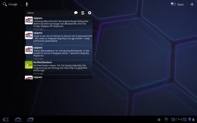 Todo el poder de los widgets en tu tablet Android Honeycomb