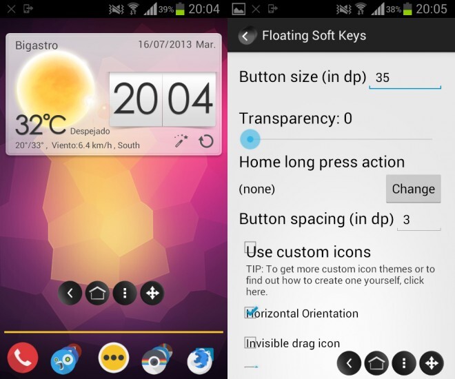 Floating Soft Keys, la solución a los problemas con los botones físicos