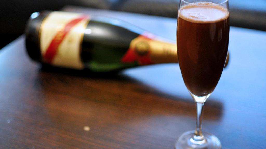 Helado de Chocolate y Cava, receta de San Valentín