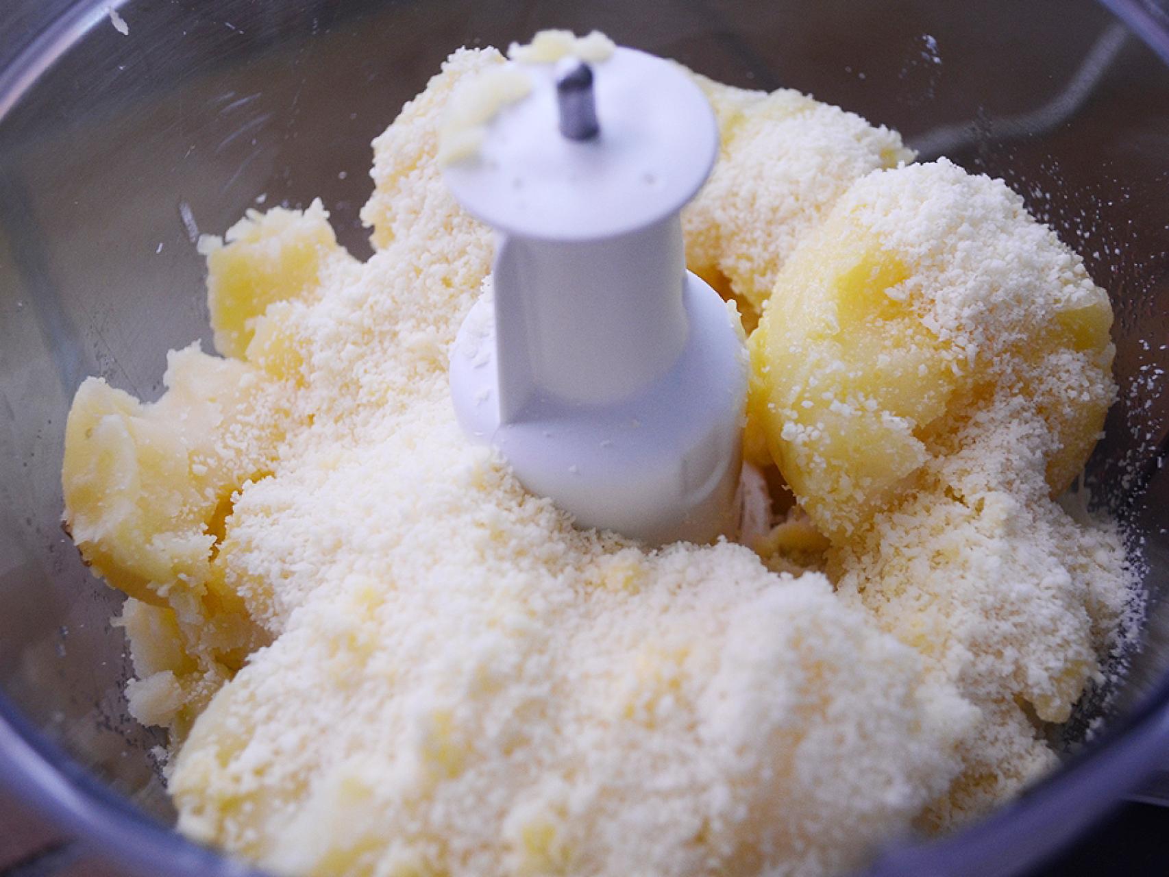 Puré de patatas con queso