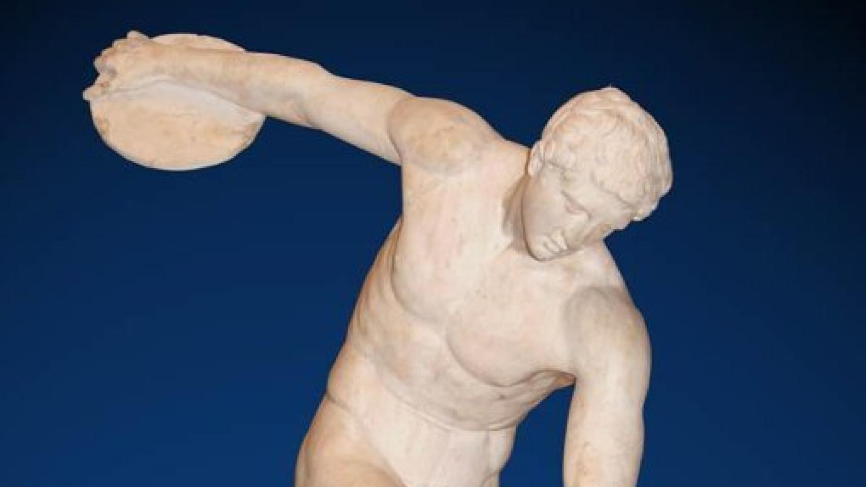 De charla con el discóbolo de Mirón