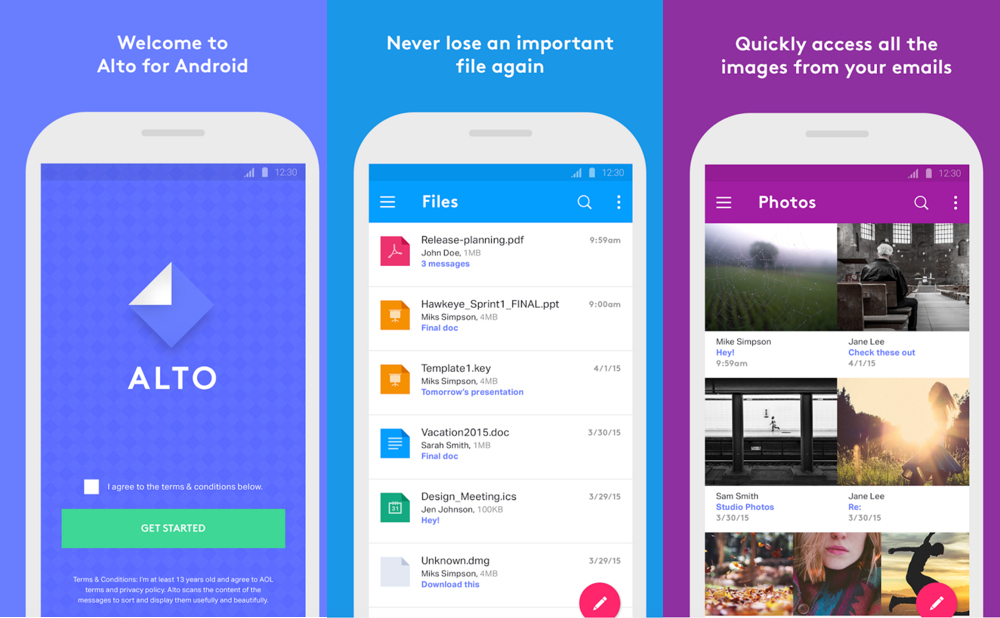 Una nueva, completa y preciosa aplicación de correo: Alto Mail