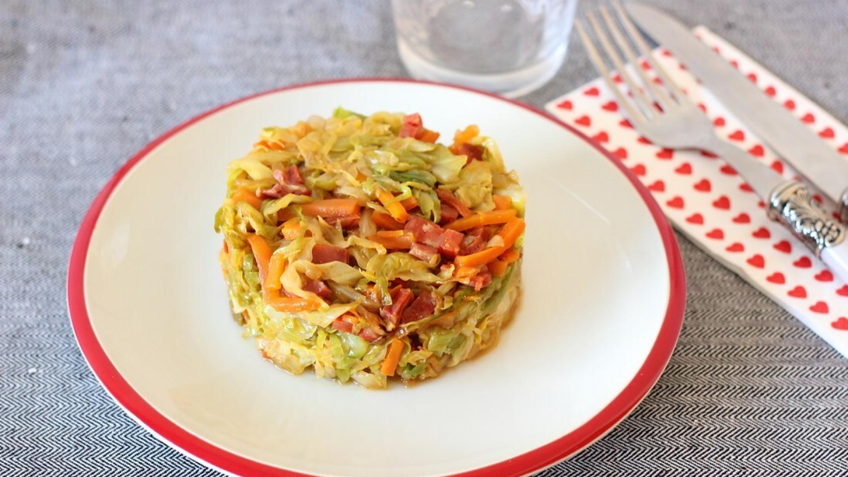 Repollada, receta fácil paso a paso