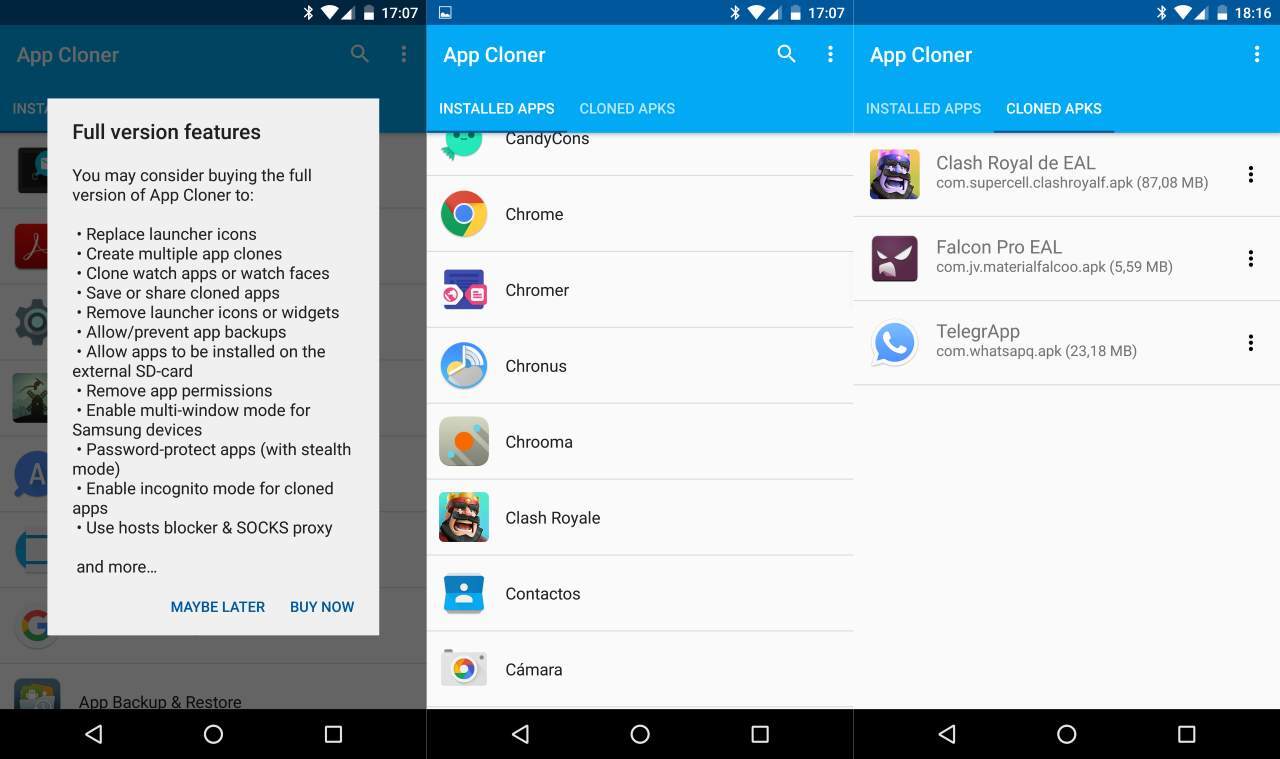 App Cloner, clonar aplicaciones al alcance de cualquiera