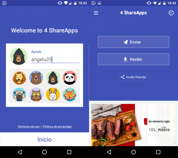 4 Share Apps, la aplicación para compartir archivos por WiFi que triunfa