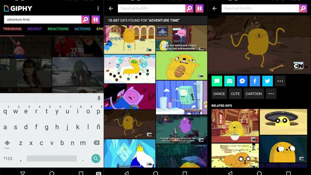 Cómo enviar GIFs a cualquier aplicación con Giphy 2.0