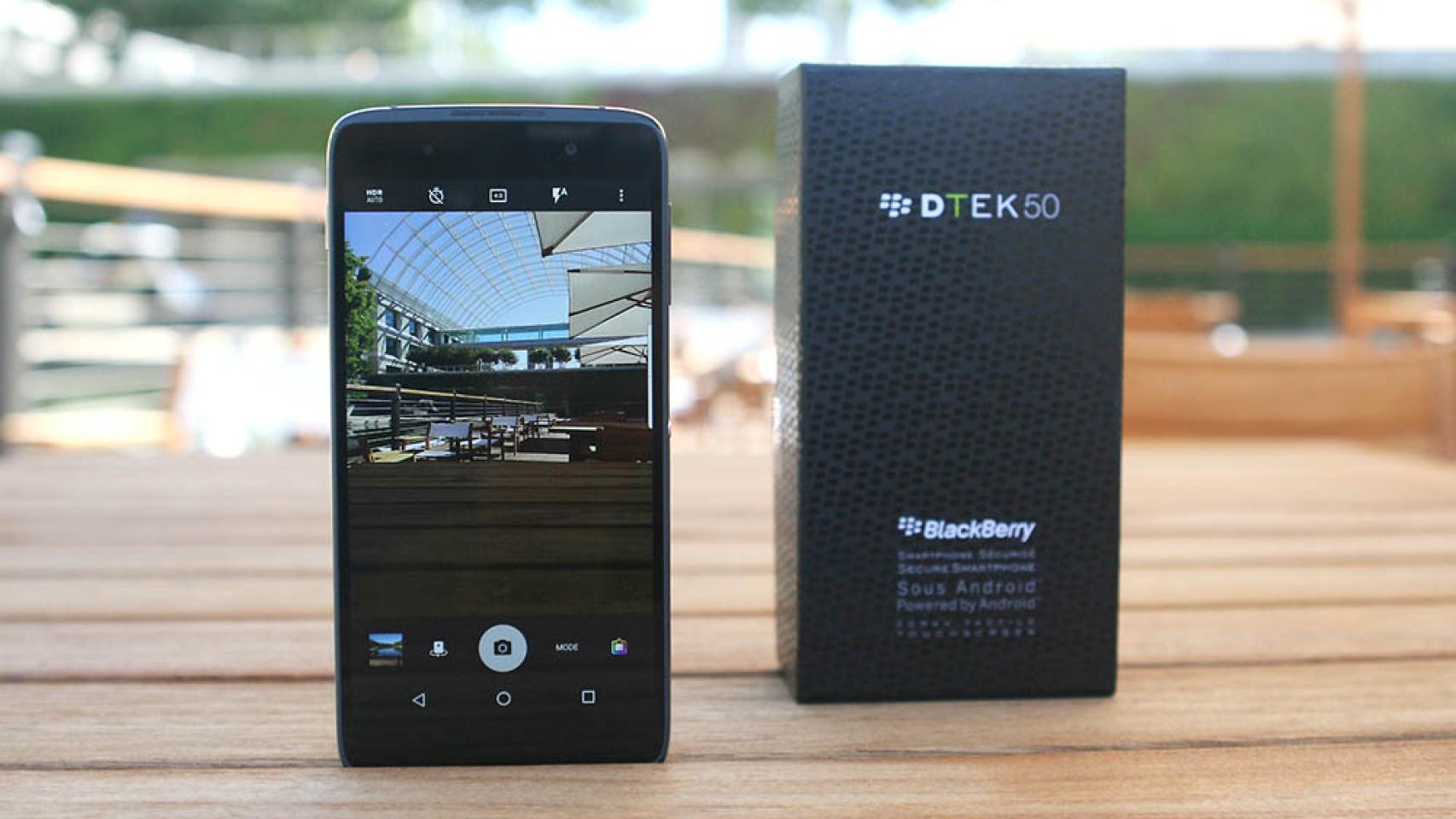 El primer Blackberry Android con lector de huellas, el DTEK60