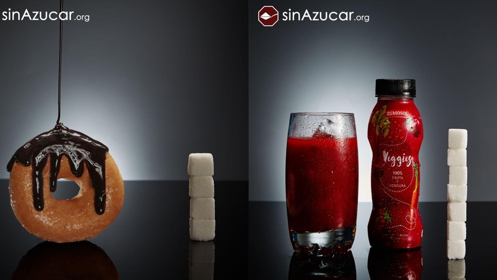 ¿Son verdad las fotos de alimentos y el azúcar oculto que contienen?