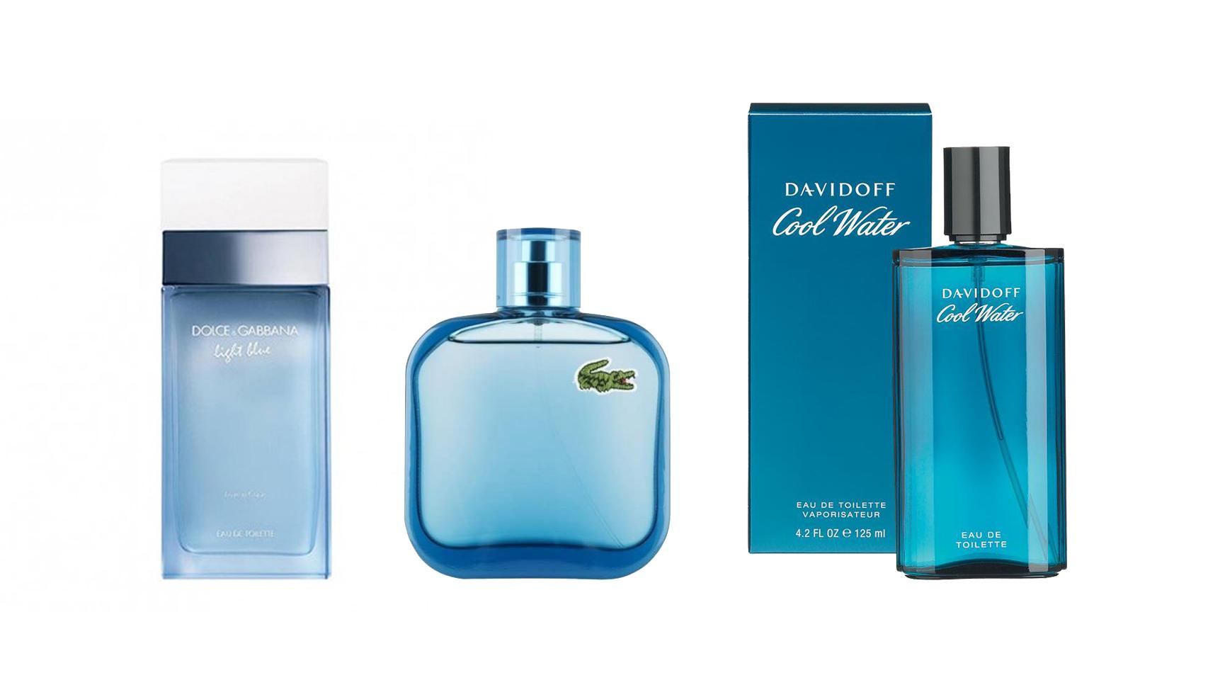 La belleza se tiñe de azul.