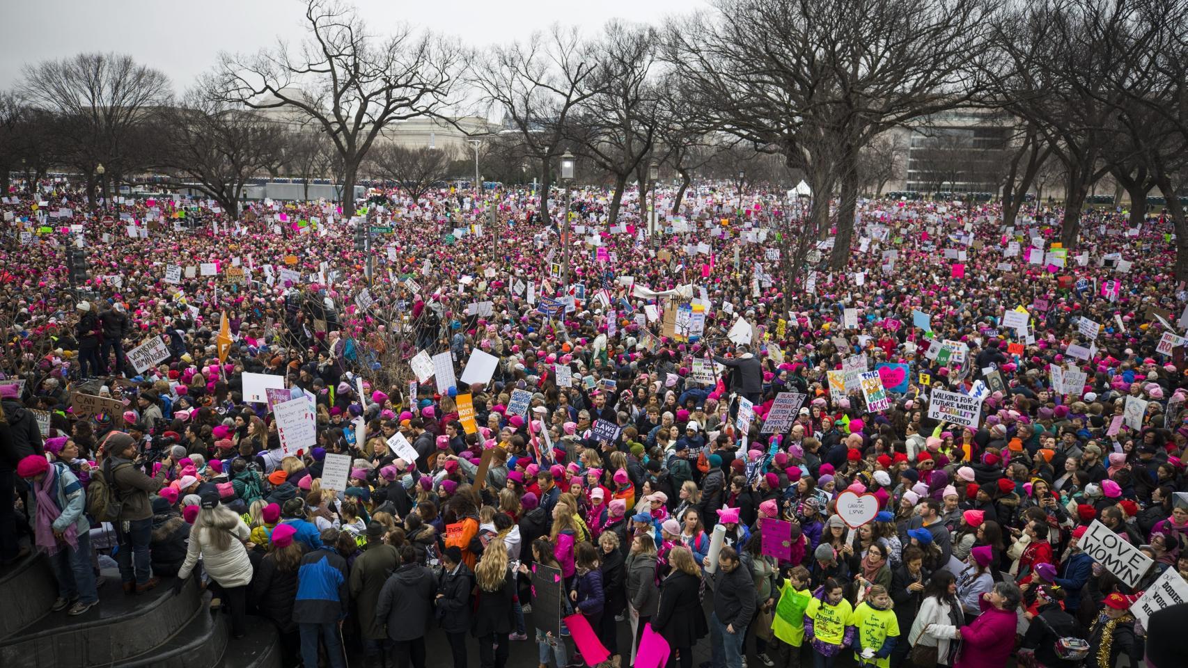 Miles De Personas Se Manifiestan En Washington En La Marcha De Las