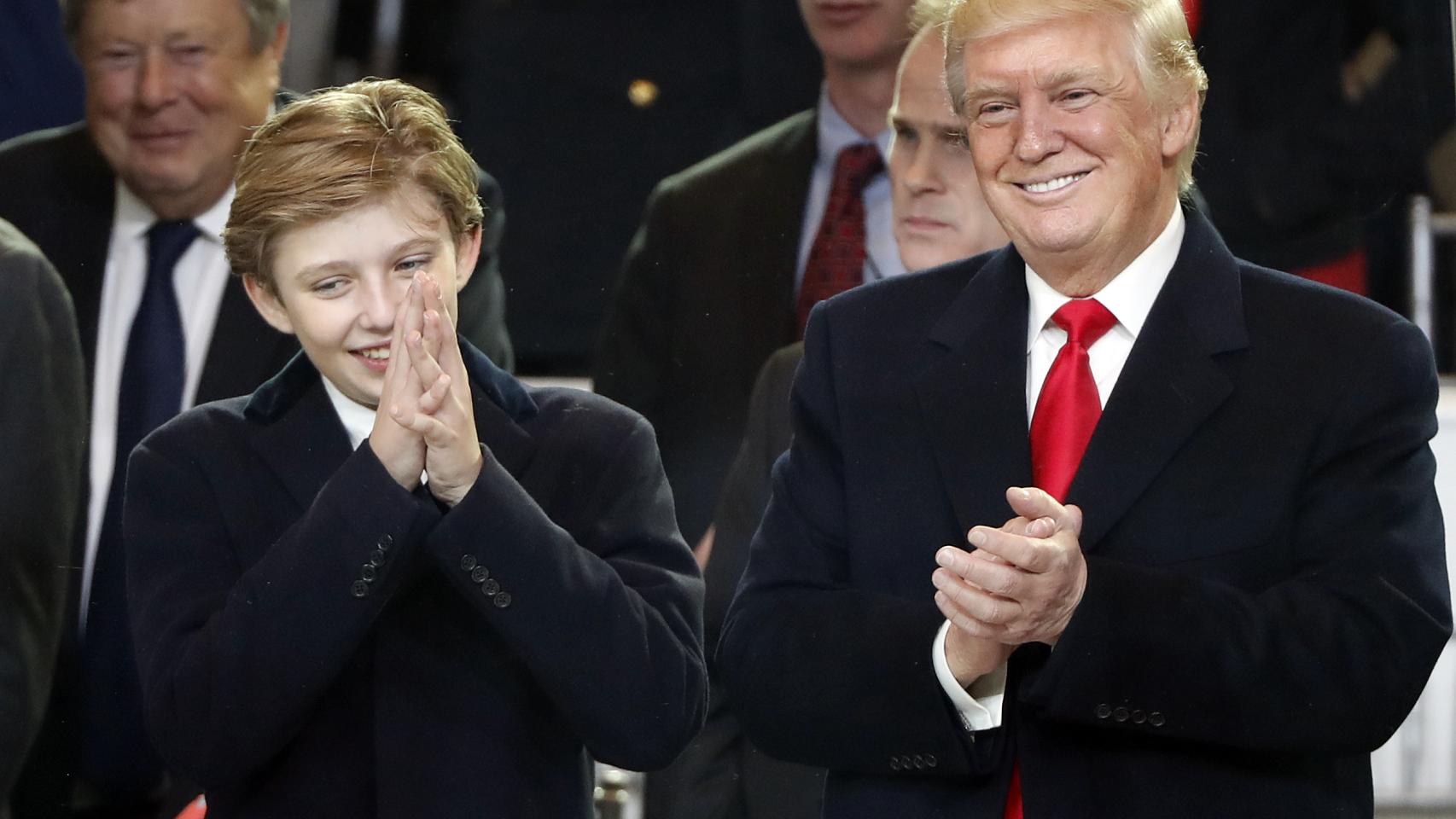 Barron Trump también tiene problemas en el colegio por ser el hijo del ...