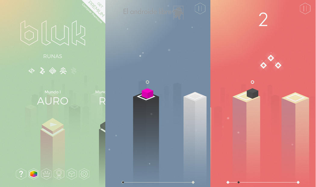 BLUK, un precioso juego que pondrá a prueba tus nervios a base de cubos