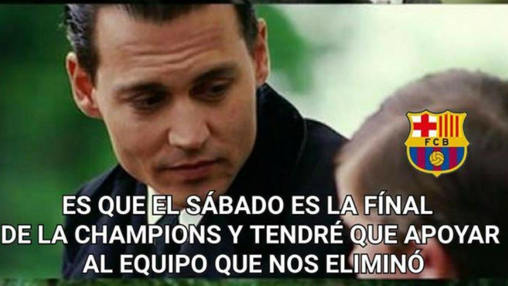Los lloros del Barça protagonizan los memes antes de la final de Cardiff