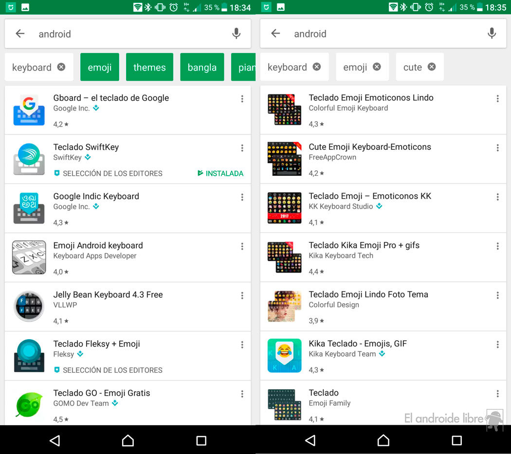 La Google Play Store te facilita encontrar apps con las nuevas etiquetas