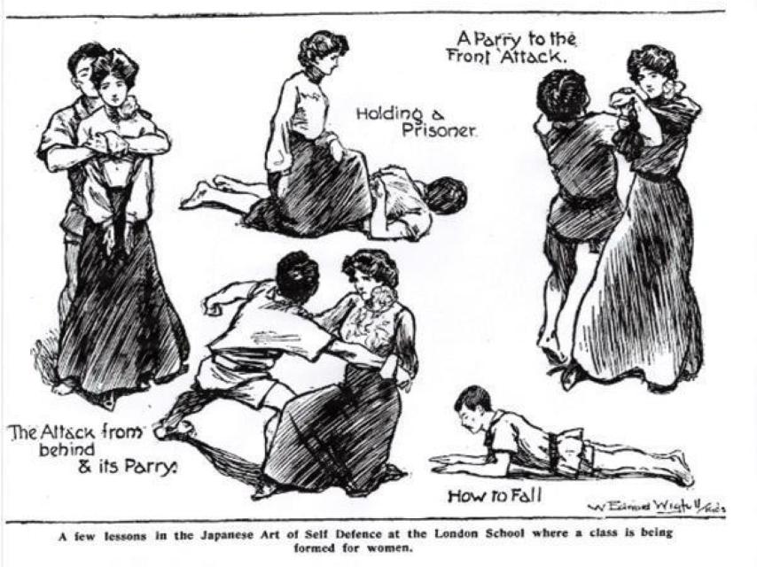 Edith Margaret Garrud, una sufragista a golpe de arte marcial