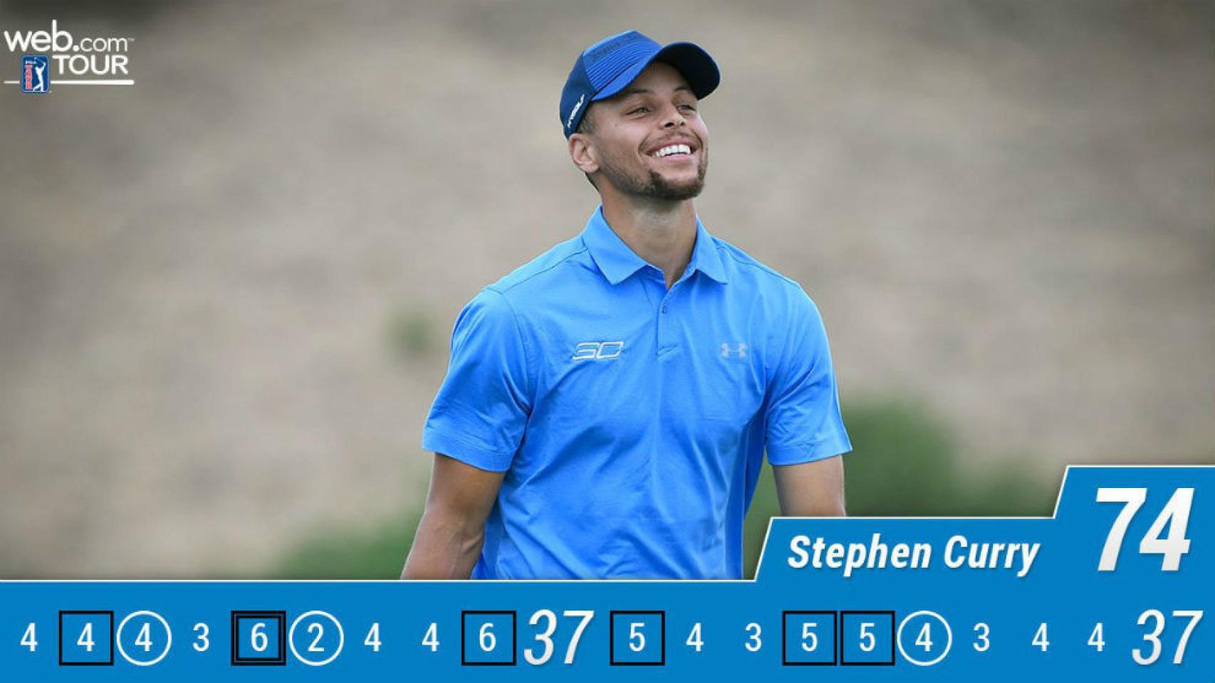 Curry se 'pasa' al golf: debuta con profesionales y sorprende a todos