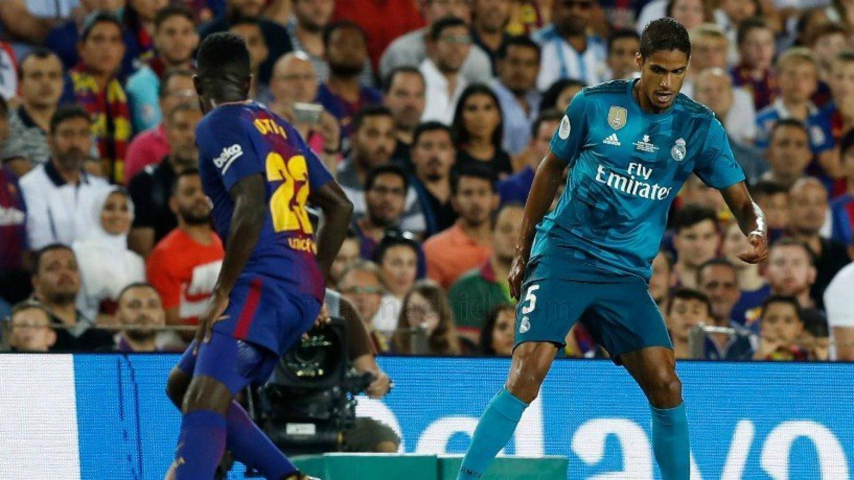 Varane brilla y desespera a Suárez: el 'piscinazo', su única salida
