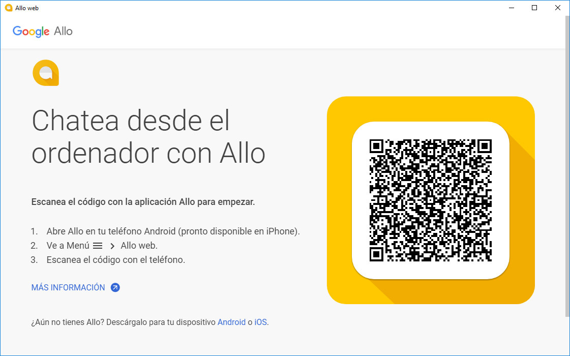 Usa Google Allo en Windows y Mac con esta aplicación