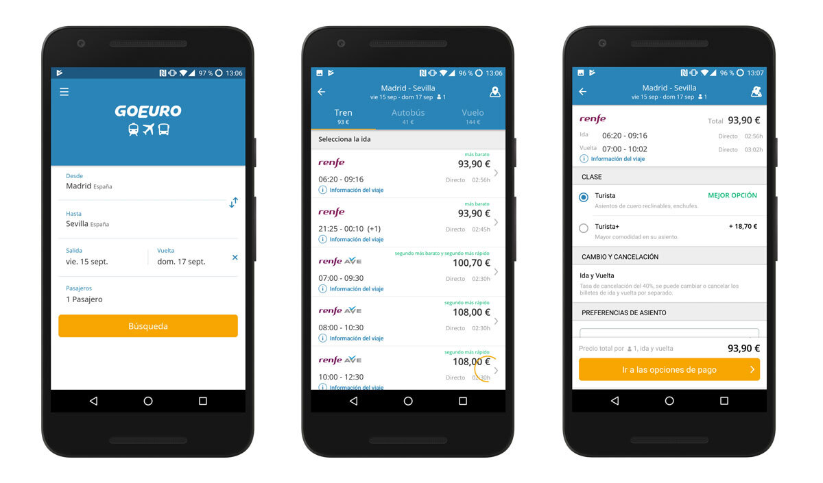 GoEuro, la aplicación perfecta para viajar por toda Europa