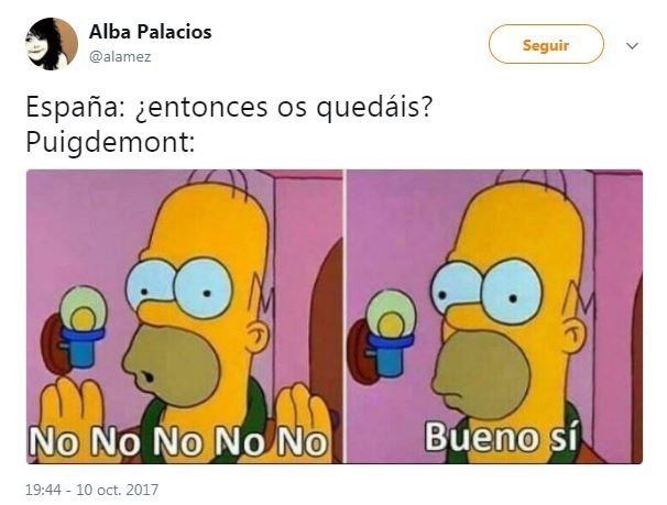 Los mejores memes de la 'independencia' de Cataluña