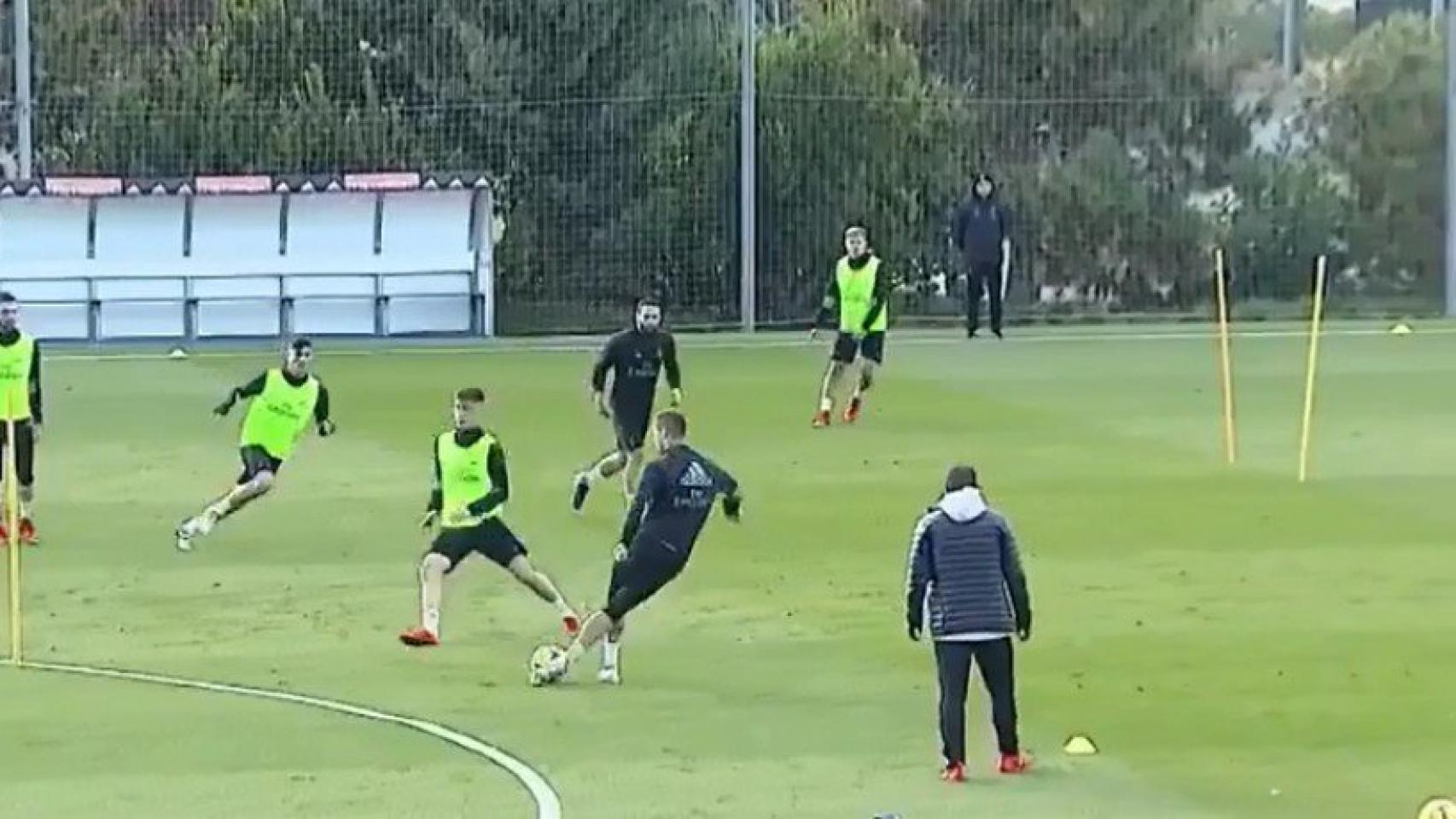 Cristiano prepara la visita al Wanda: ¡menuda genialidad de rabona!