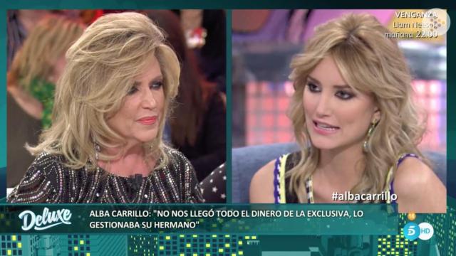 La 'puyita' de Alba Carrillo a Lydia Lozano: "Te besa y después te apuñala"