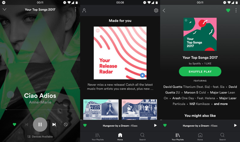 Spotify para Android tiene una nueva interfaz más simple y minimalista