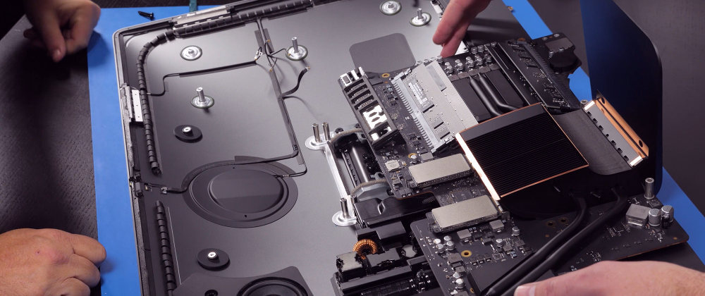 Así es el iMac Pro por dentro: sorprendentemente actualizable