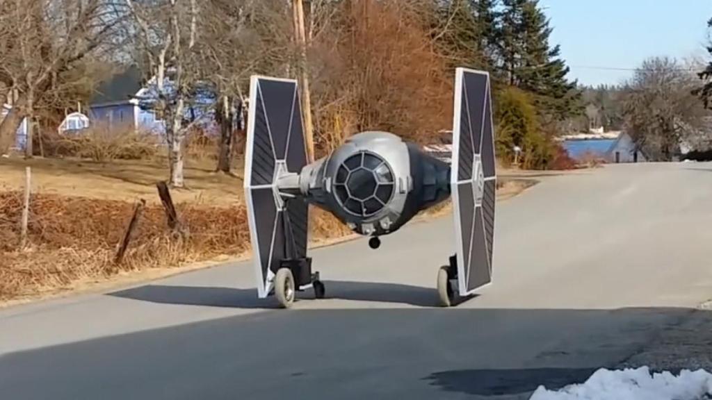 Un TIE Fighter de Star Wars con motores eléctricos es nuestro nuevo ...