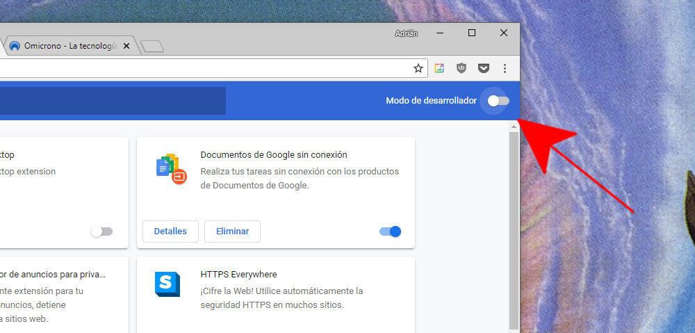 Cómo seguir instalando extensiones de Chrome en páginas web