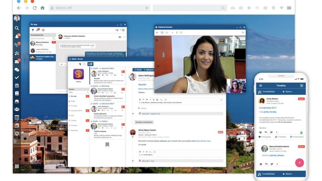 Así es Laycos, la red social corporativa ‘todo en uno’ para trabajar y ...