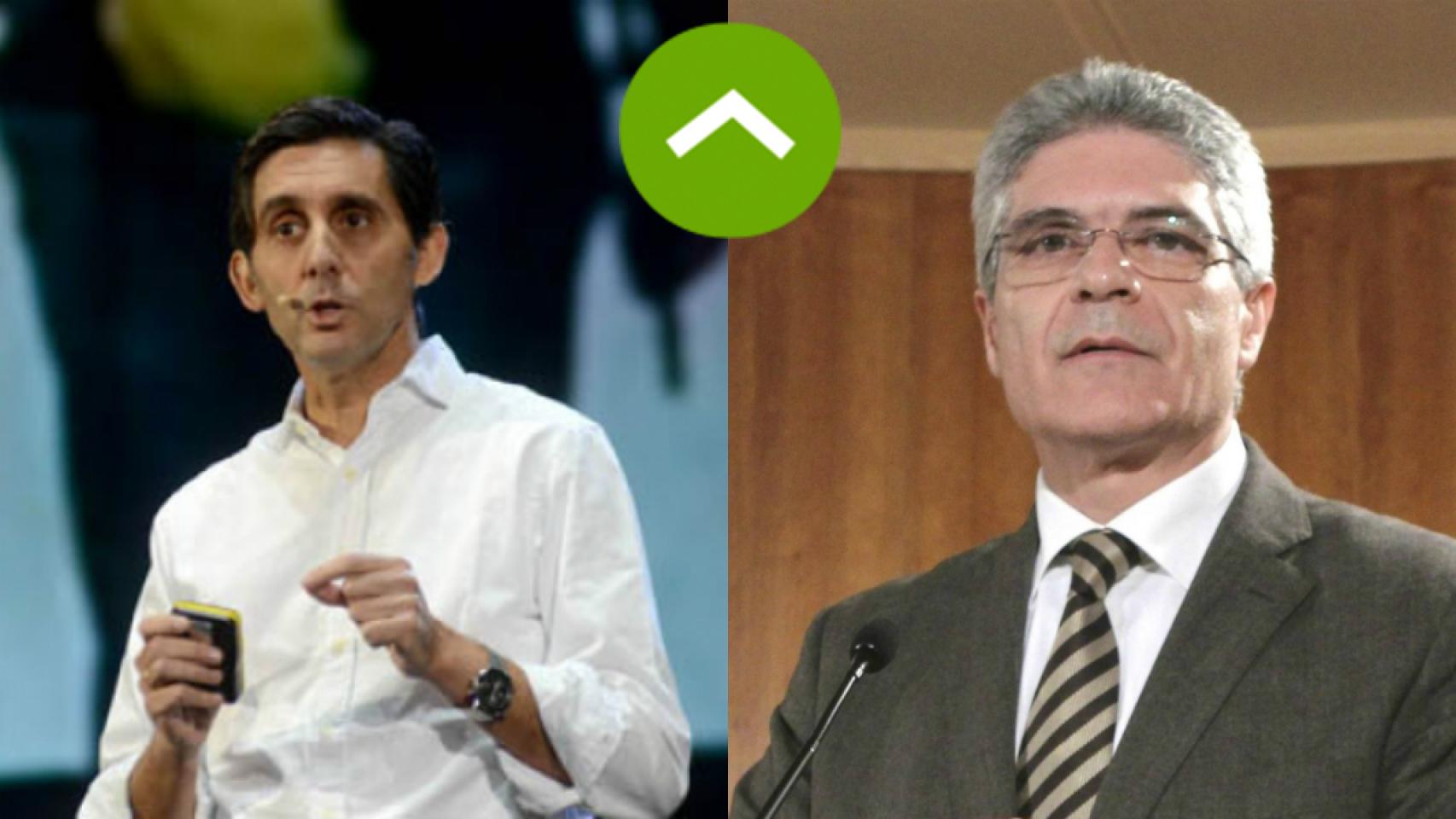 COMO LEONES: José María Álvarez Pallete (Telefónica) e Isaías Táboas ...