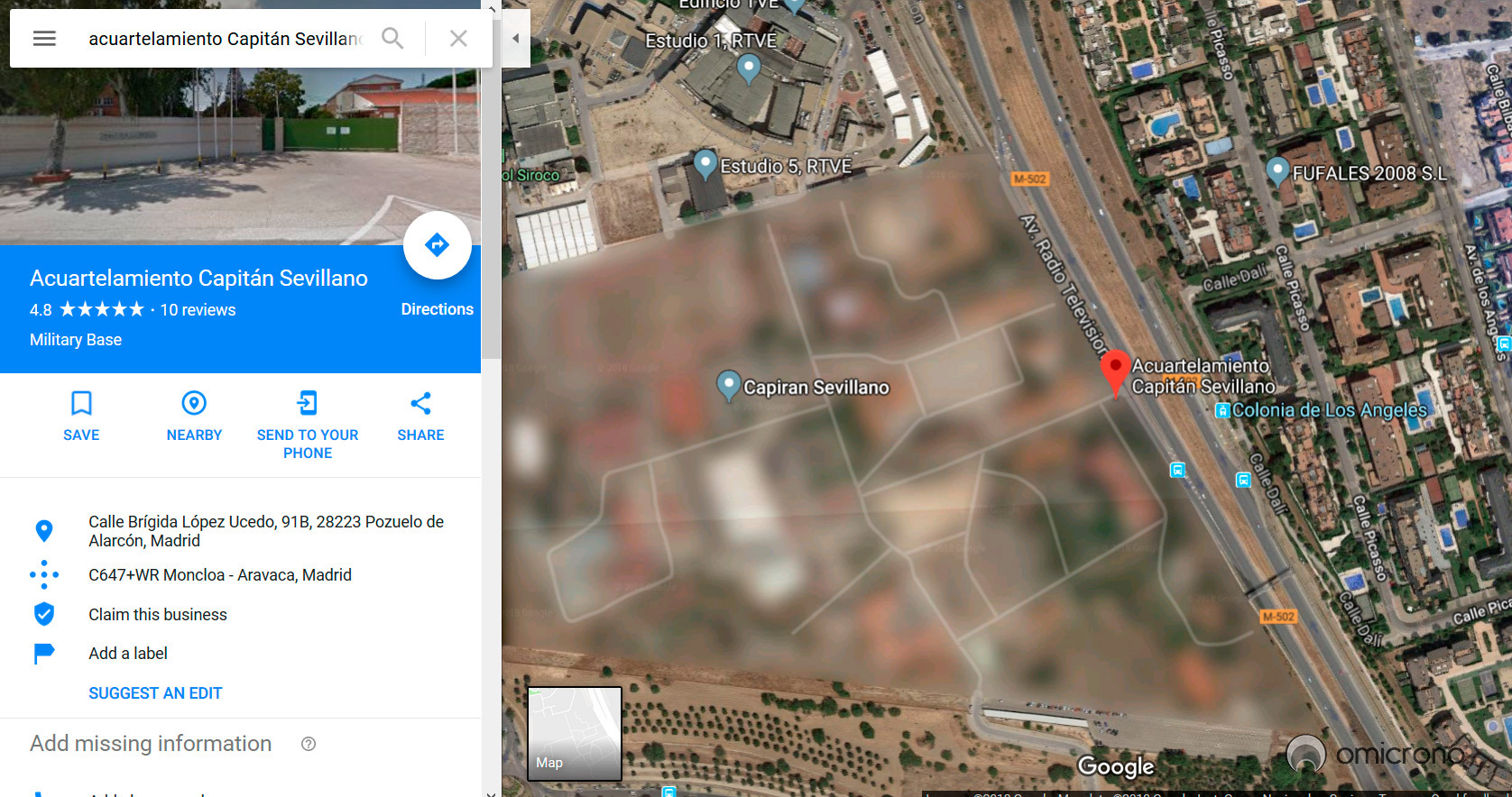 Los lugares secretos de España que Google Maps nos deja ver