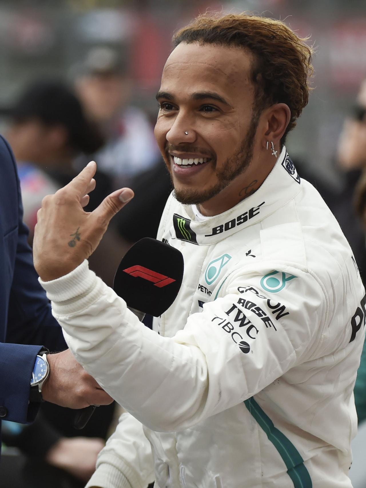 Las mejores imágenes del quinto Mundial de Hamilton