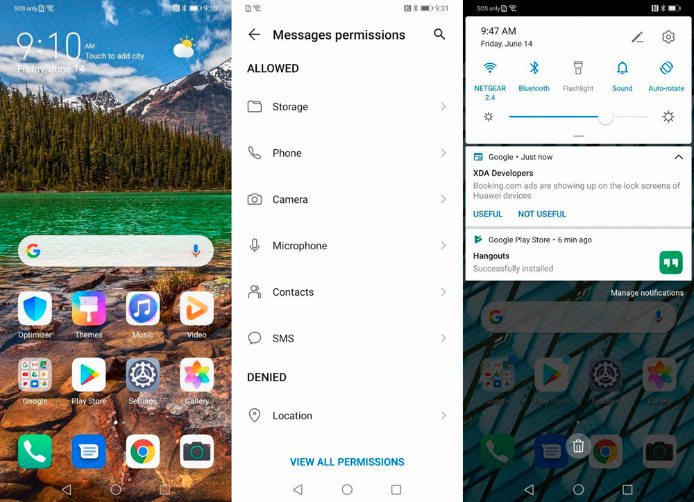 EMUI 10 de Huawei: primeras imágenes de la interfaz basada en Android Q