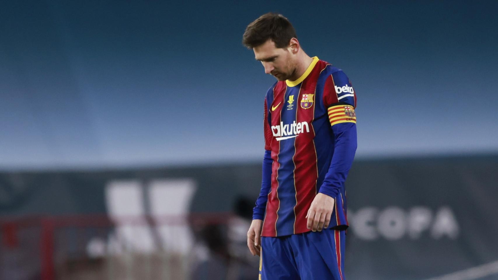 Messi, sancionado con dos partidos por su expulsión en la Supercopa de ...