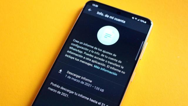 Cómo pedir a WhatsApp toda la información que tiene sobre ti