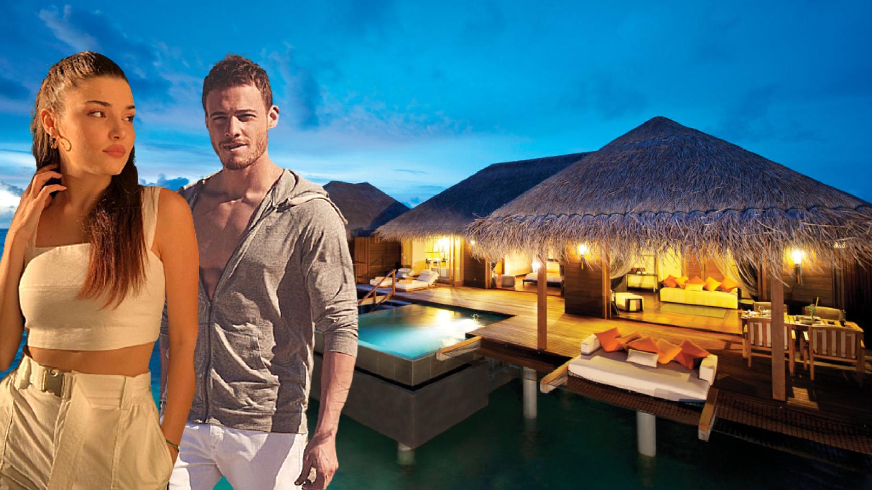 El exclusivo viaje a las Maldivas de Hande Erçel y Kerem Bürsin que ...