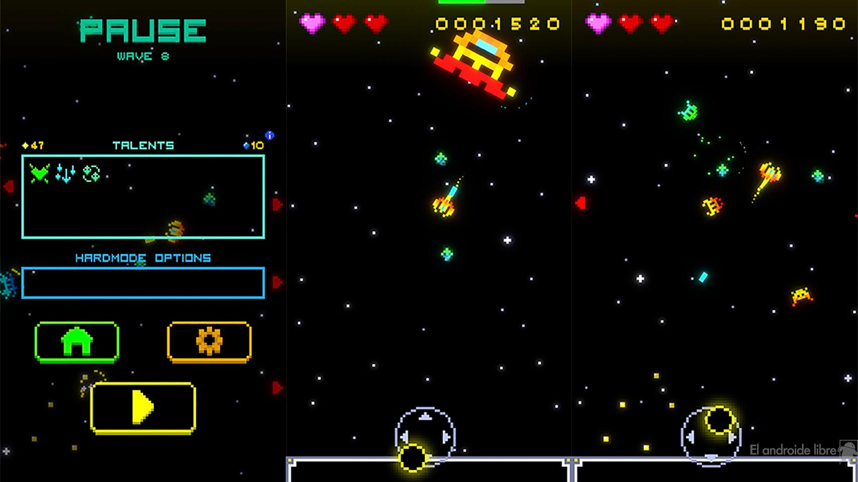 Arcadium Space War: gran matamarcianos al puro estilo Asteroids