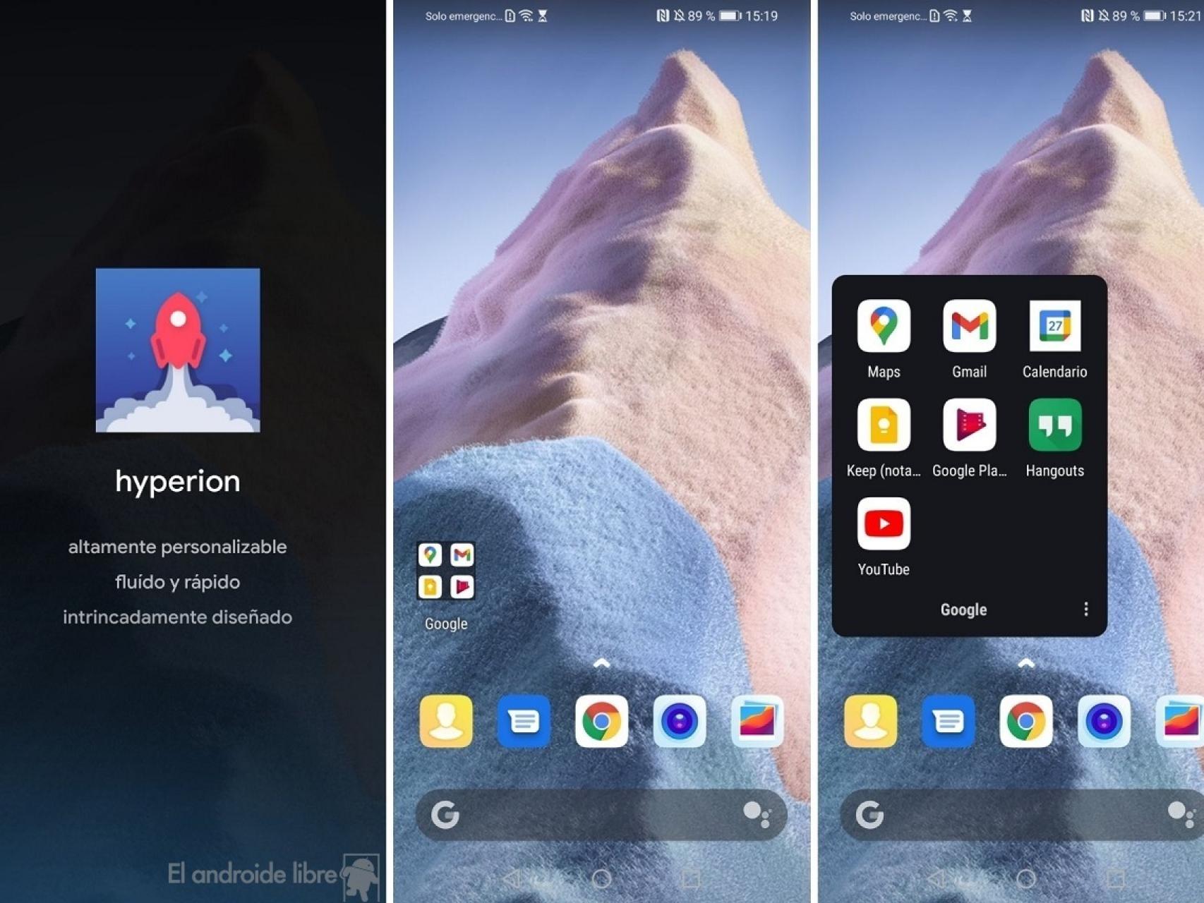 Un launcher equilibrado y con muchas opciones: así es Hyperion Launcher