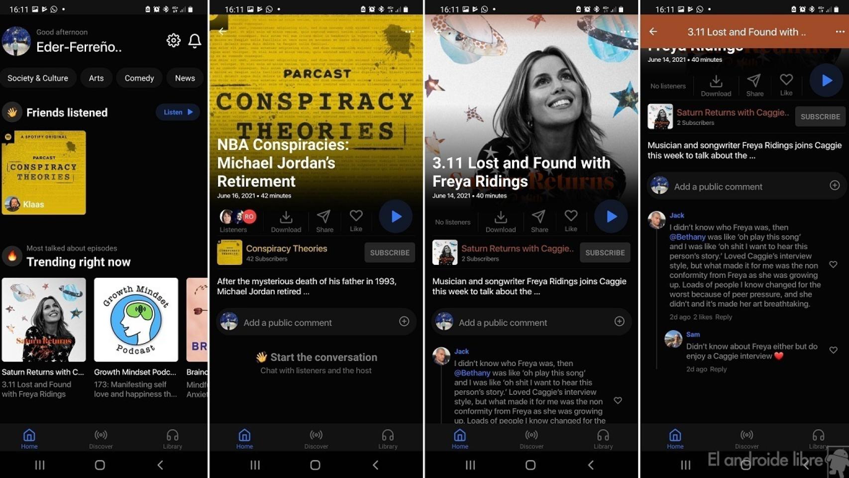 Reason: una app para escuchar podcasts muy social