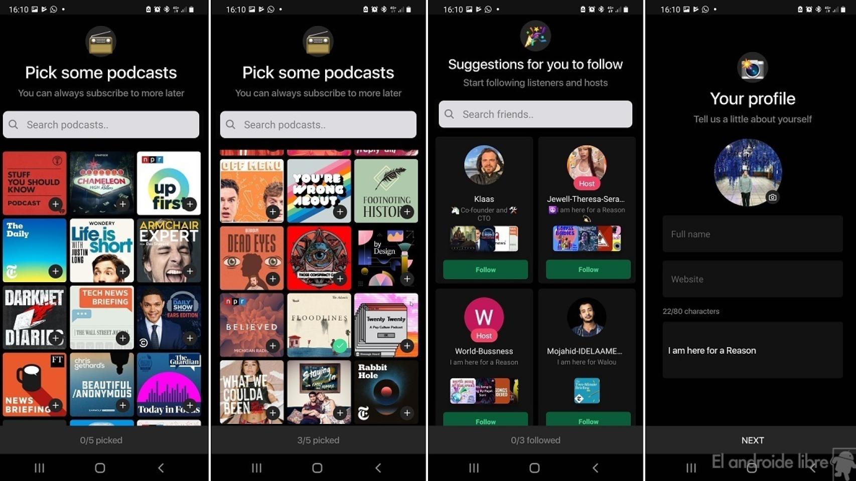 Reason: una app para escuchar podcasts muy social