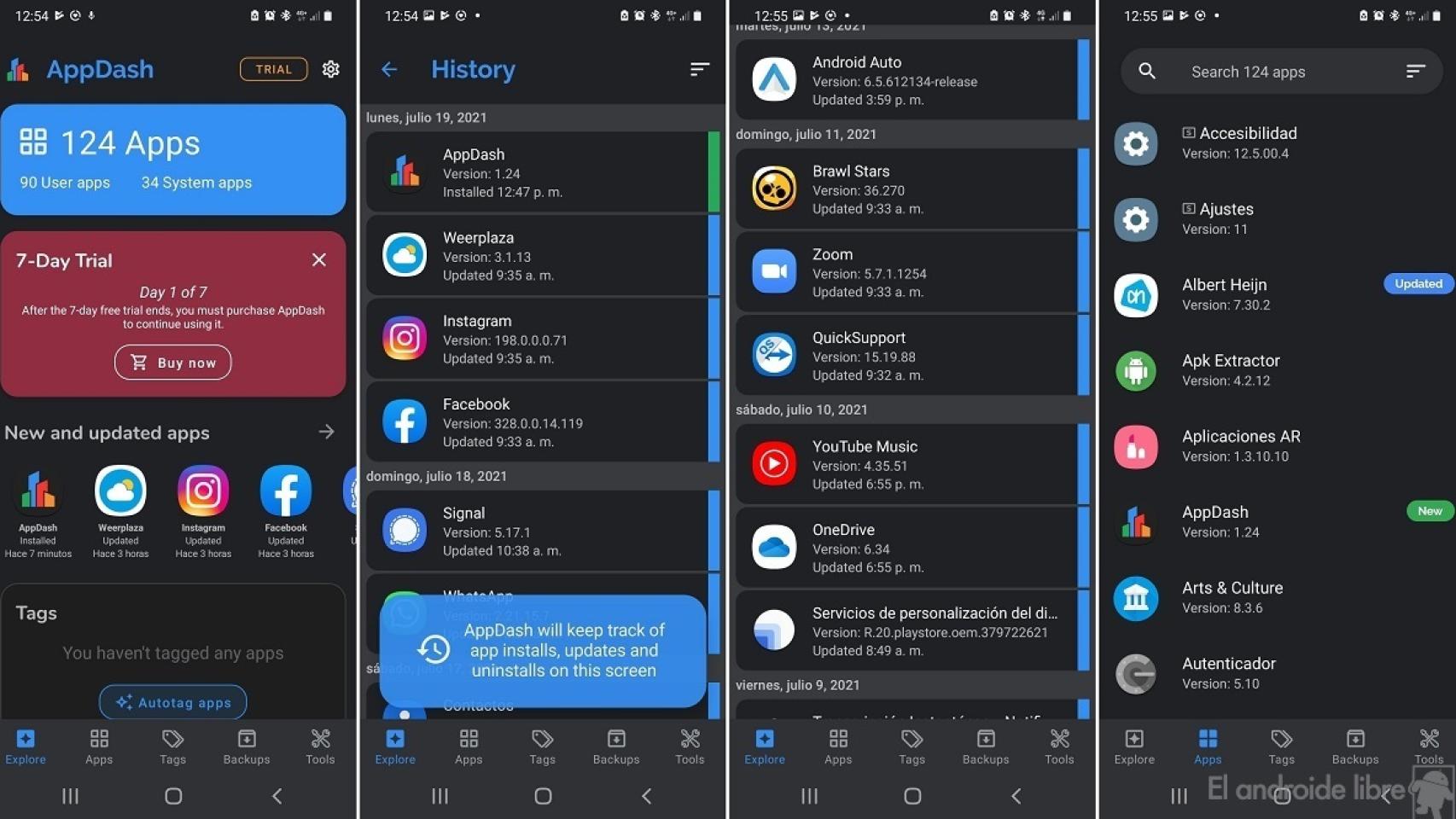 AppDash: un gestor para todas las aplicaciones en tu teléfono