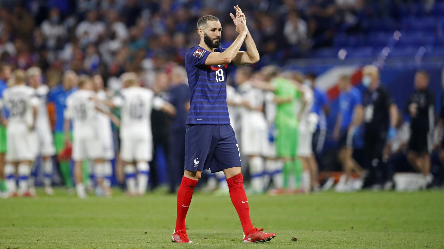 Benzema, emocionado en Lyon: "Ha sido una de mis noches más bonitas"