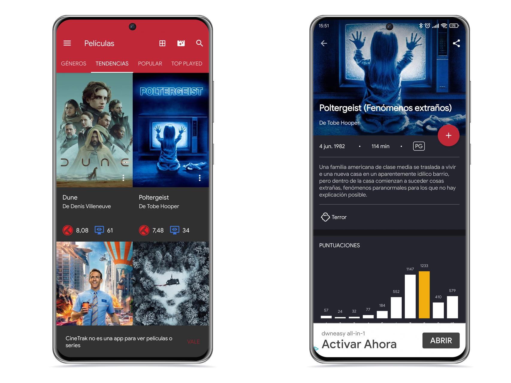 Las 7 mejores aplicaciones para descubrir películas y series